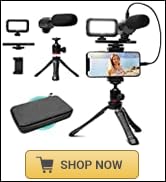 Amazon.com: Movo iVlogger Vlogging Kit for iPhone - Lightning Compatible Video Vlog Kit ...
