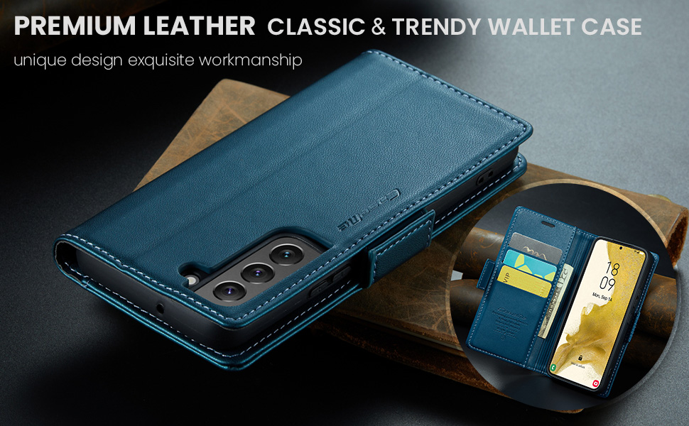 Amazon.com: SINIANL for Samsung Galaxy S22 Wallet Case with RFID Blocking, Galaxy S22 Case ...