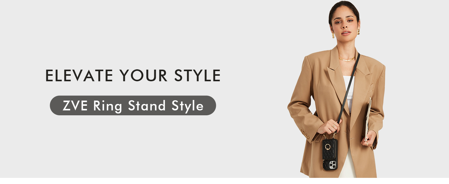 Amazon.com: ZVE for iPhone 16 Pro Max Wallet Case for Women, Crossbody Case with Wrist Strap ...