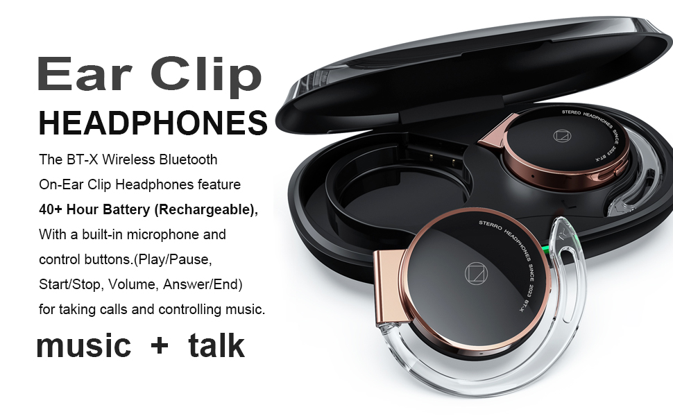 BEVCEFCC Bluetooth Kopfhörer Over-Ear, Bluetooth 5.3, Open Ear ...