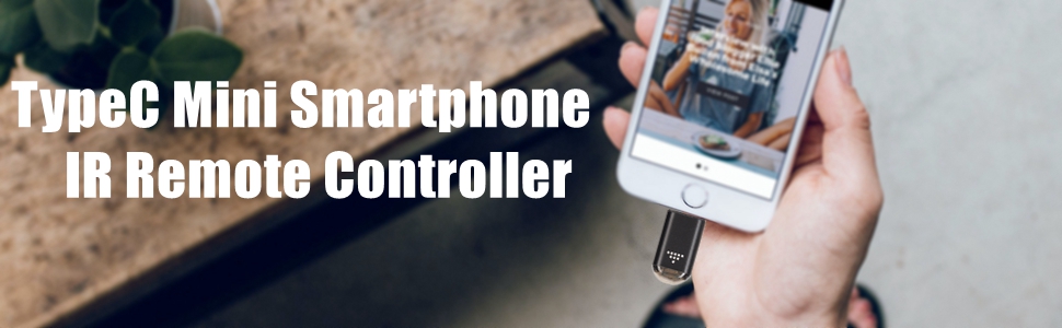 Amazon.com: Universal Remote Smartphone IR Controller, Type C Infrared ...