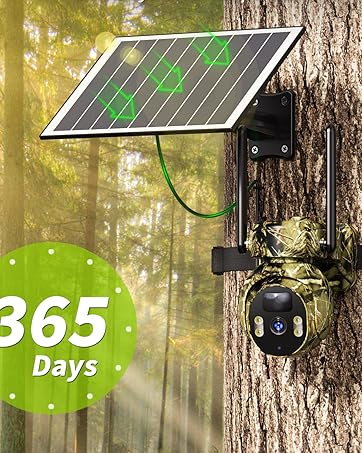 Amazon.com : LIWAN 4G LTE Cellular Security Camera Wireless Outdoor, Solar Powered, No WiFi ...