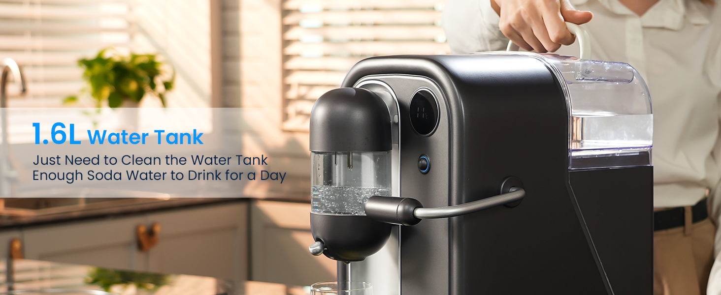 Amazon.com: GLACIER FRESH Newest Cold Soda Maker，Electric Carbonated Water Machine,North America ...