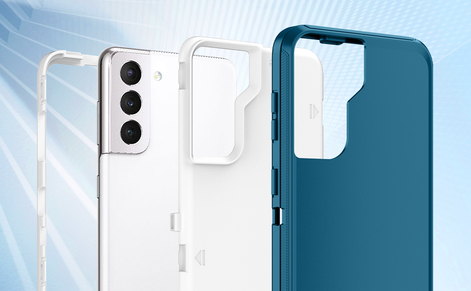 Amazon.com: I-HONVA for Galaxy S21 5G Case Shockproof Dust/Drop Proof 3-Layer Full Body ...