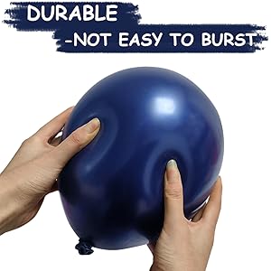 Amazon.com: Navy Blue Balloons Double Stuffed Dark Royal Blue Balloon Garland Different Sizes 18 ...