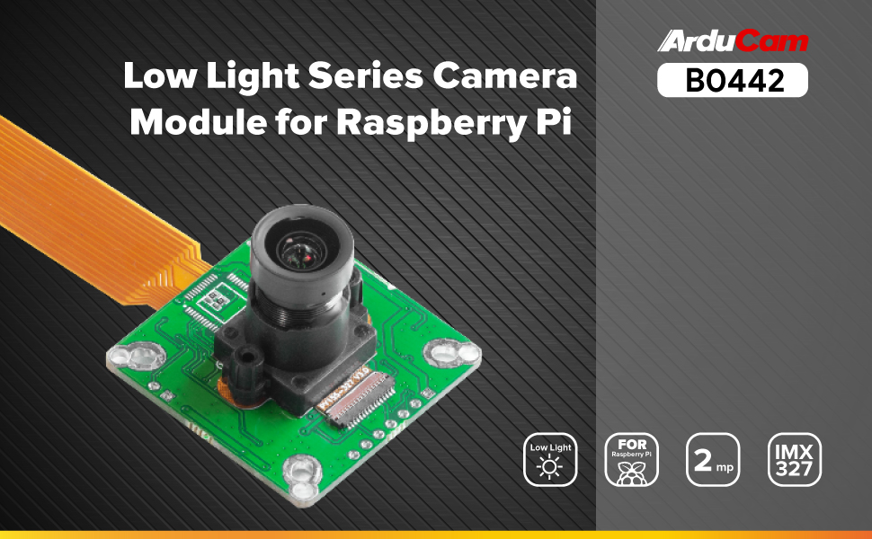 Amazon.com: Arducam for Raspberry Pi Camera Module, 2MP IMX327 Color ...