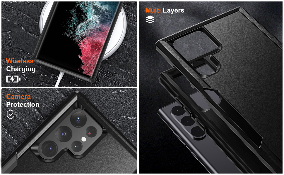 Amazon.com: for S22 Ultra Case,Samsung Galaxy S22 Ultra Case,with Screen Protector,[Military ...