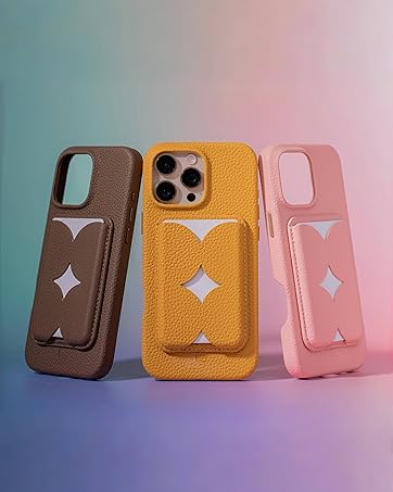 Amazon.com: Luner - for iPhone 15 Pro Max - Premium Vegan Leather Phone Case [Compatible with ...