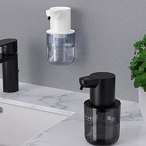 Amazon.com: Josnown Automatic Foaming Soap Dispenser, 4-Level Adjustable, Touchless, 13.5 oz ...