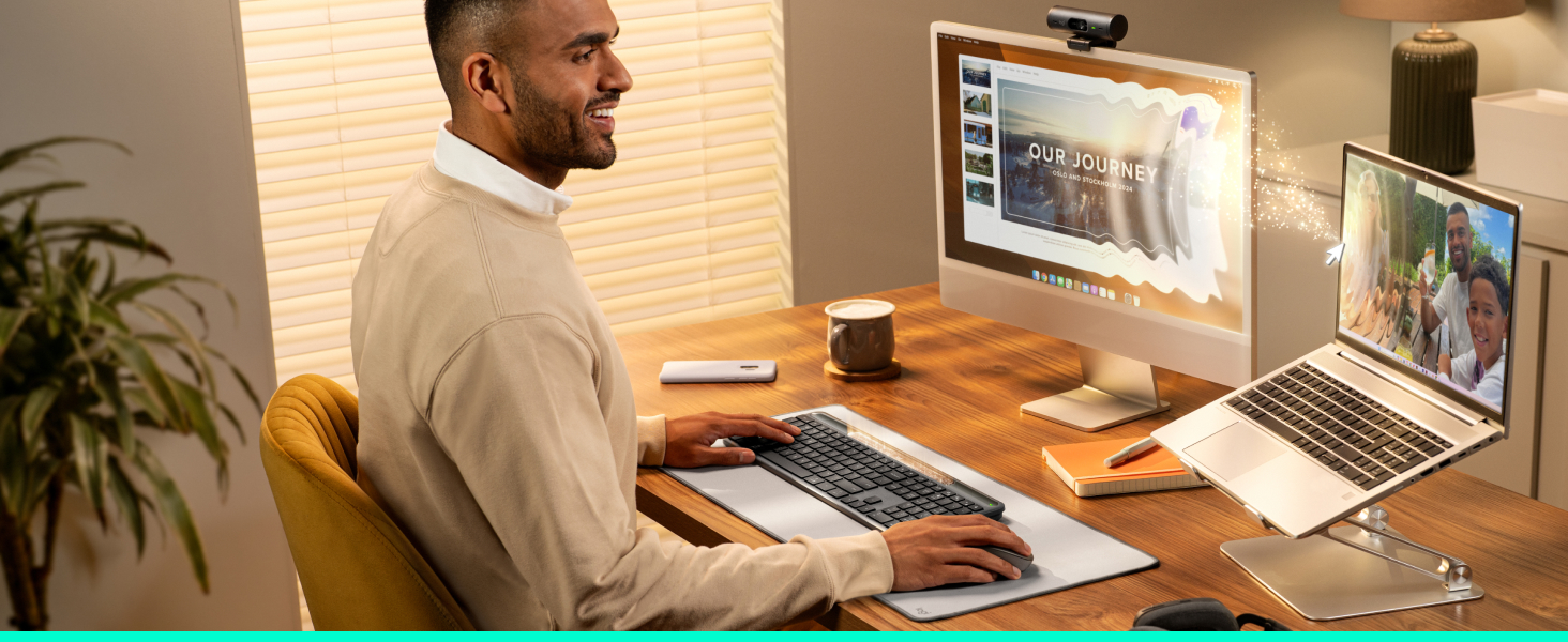 Logitech Signature Slim Solar+ Wireless Bluetooth Keyboard K980, Solar ...