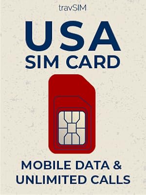 travSIM Prepaid USA SIM card | 6GB mobile data with 4G/5G speed | Unlimited calls & texts in the ...
