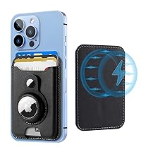 Amazon.com: TopMade 3-in-1 MagSafe Wallet Stand with AirTag Holder, Strongest Magnetic Wallet ...
