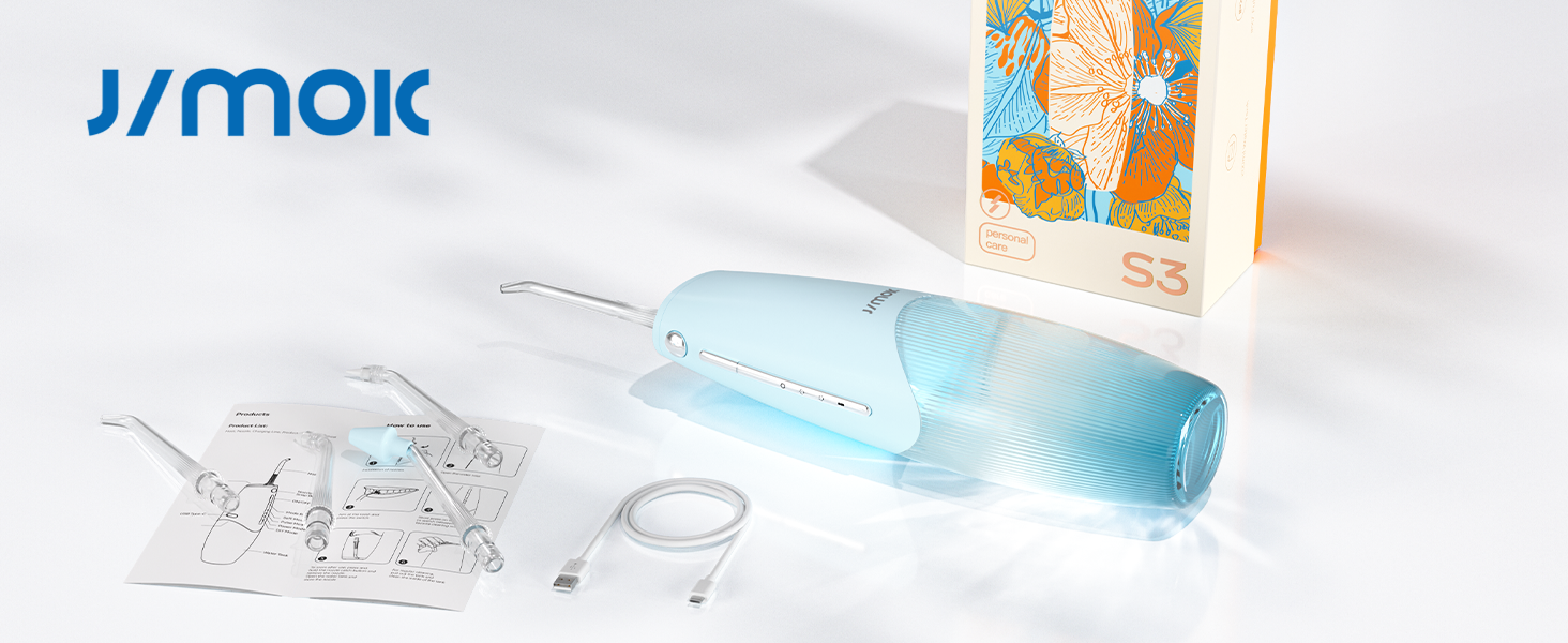 Amazon.com: JIMOK Water Flosser - 4 Modes Cordless Portable Water Flosser for Teeth, IPX7 ...