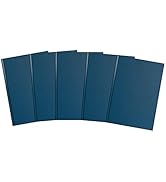 SUMMIT A4 Notebook Hardcover, Casebound, Lined, 192 Page, Pack of 5, Blue : Amazon.co.uk ...