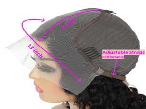 Amazon.com : EMOBANA Bob Wig Human Hair 13x6 Lace Front Wigs 14 Inch Loose Body Wave HD Lace ...