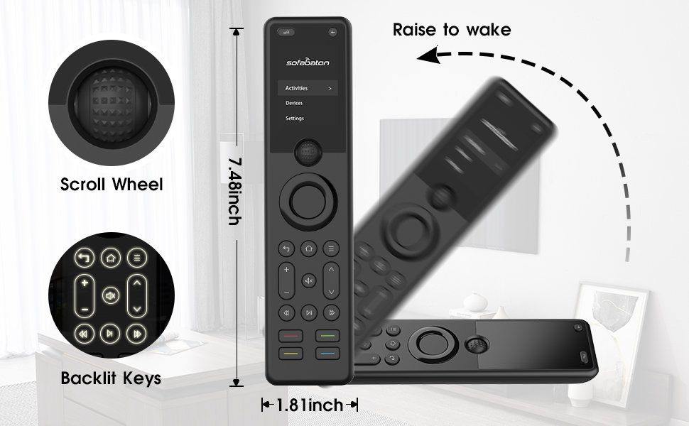 Sofabaton X1s Universal Remote Control With Hub And App All In One Smart