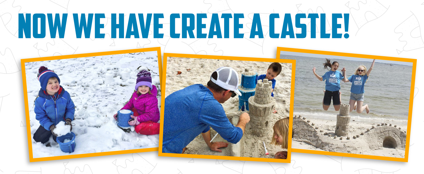 Amazon.com: Create A Castle Sandcastle Kit as Seen on Shark Tank, 5 ...
