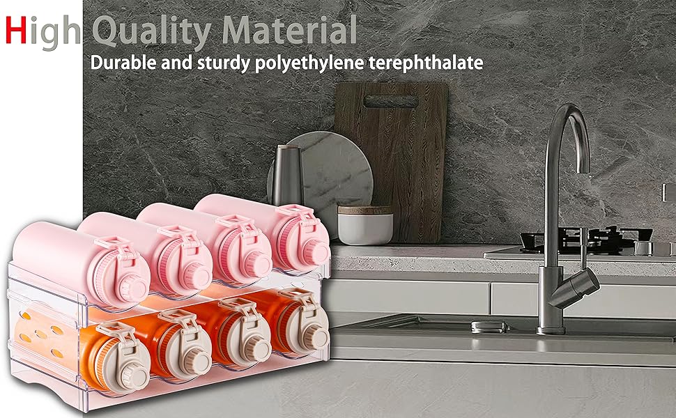 Amazon.com: Baosia Stackable Wine Rack,Wine Bottle Holder for Inside Cabinet,for Pantry ...