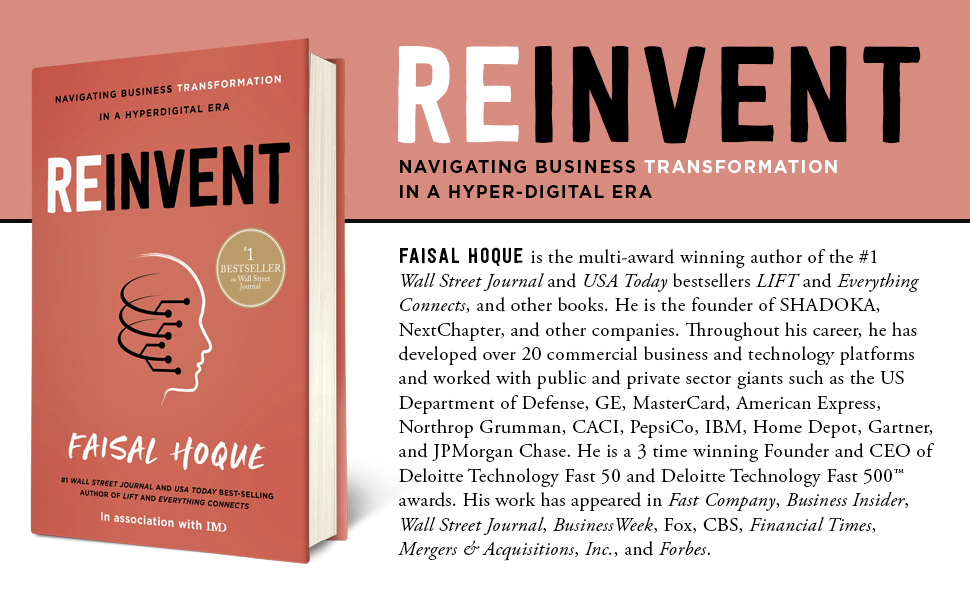 Amazon.com: Reinvent: Navigating Business Transformation in a Hyperdigital Era: 9781639080427 ...