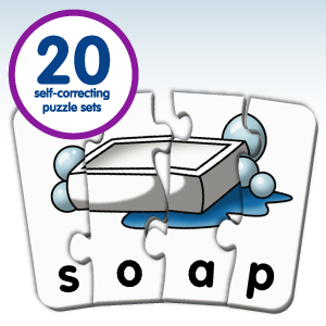 Amazon.com: The Learning Journey: Match It! - 4 Letter Words - 20 Piece Self-Correcting Spelling ...