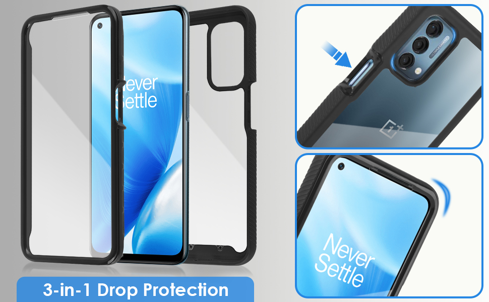 Amazon.com: DETUOSI Oneplus Nord N200 5G Phone Case, Built in Screen Protector, Oneplus Nord ...