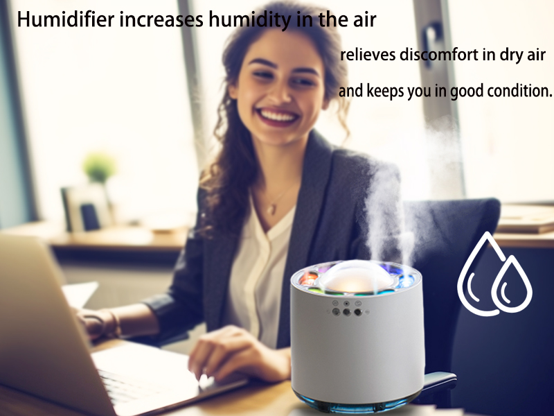 Amazon.com: Small Cool Mist Humidifier:USB Personal Desktop Humidifier ...