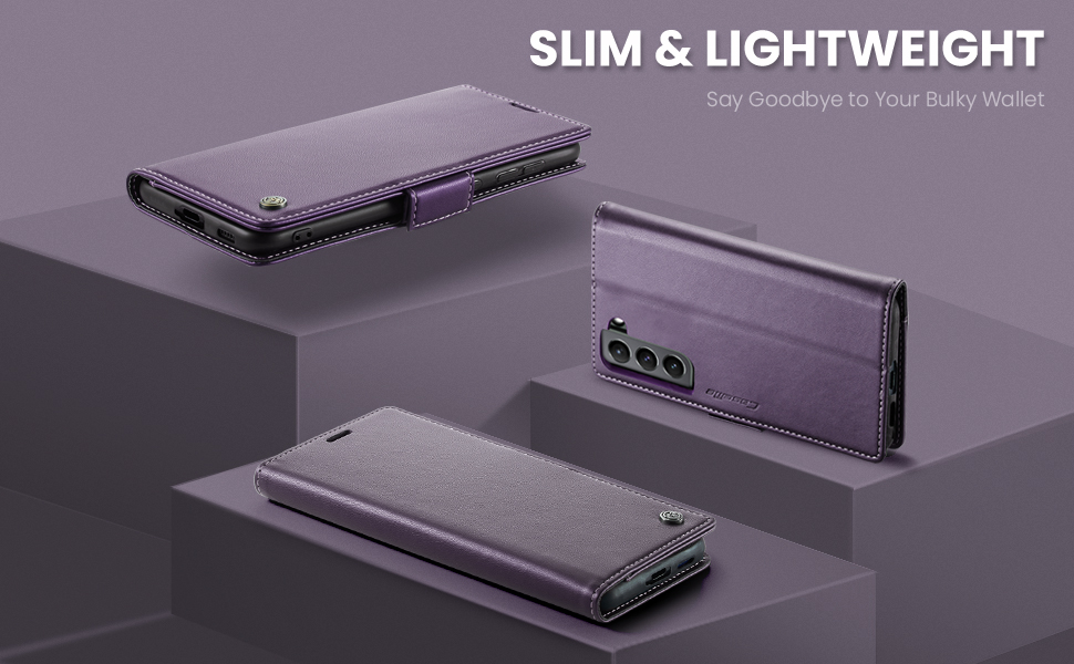 Amazon.com: FCOZCKLOM Compatible with Samsung Galaxy S21 Wallet Case with RFID Blocking Card ...