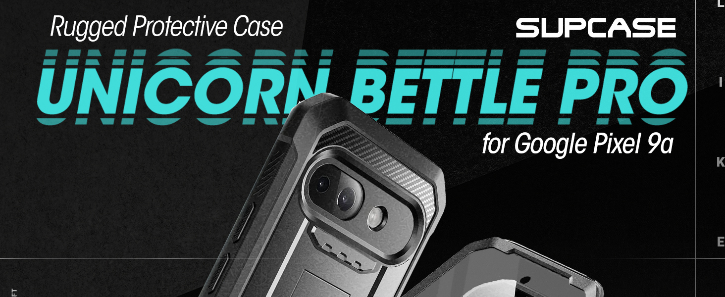Amazon.com: SUPCASE for Google Pixel 9A Case with Screen Protector (Unicorn Beetle Pro), [Built ...