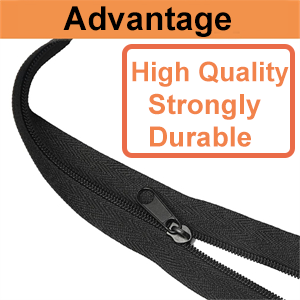 Amazon.com: #10 Zippers Nylon Coil Zippers by The Yard Bulk, 360 Inch 10 Yards Bulk Zipper Roll ...