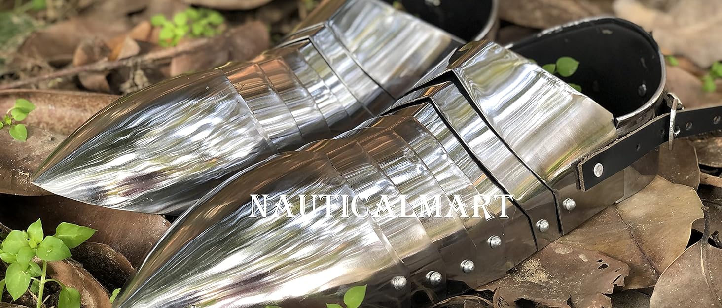 Amazon.com: NauticalMart Medieval Sabaton Steel Armor Shoes Reenactment ...