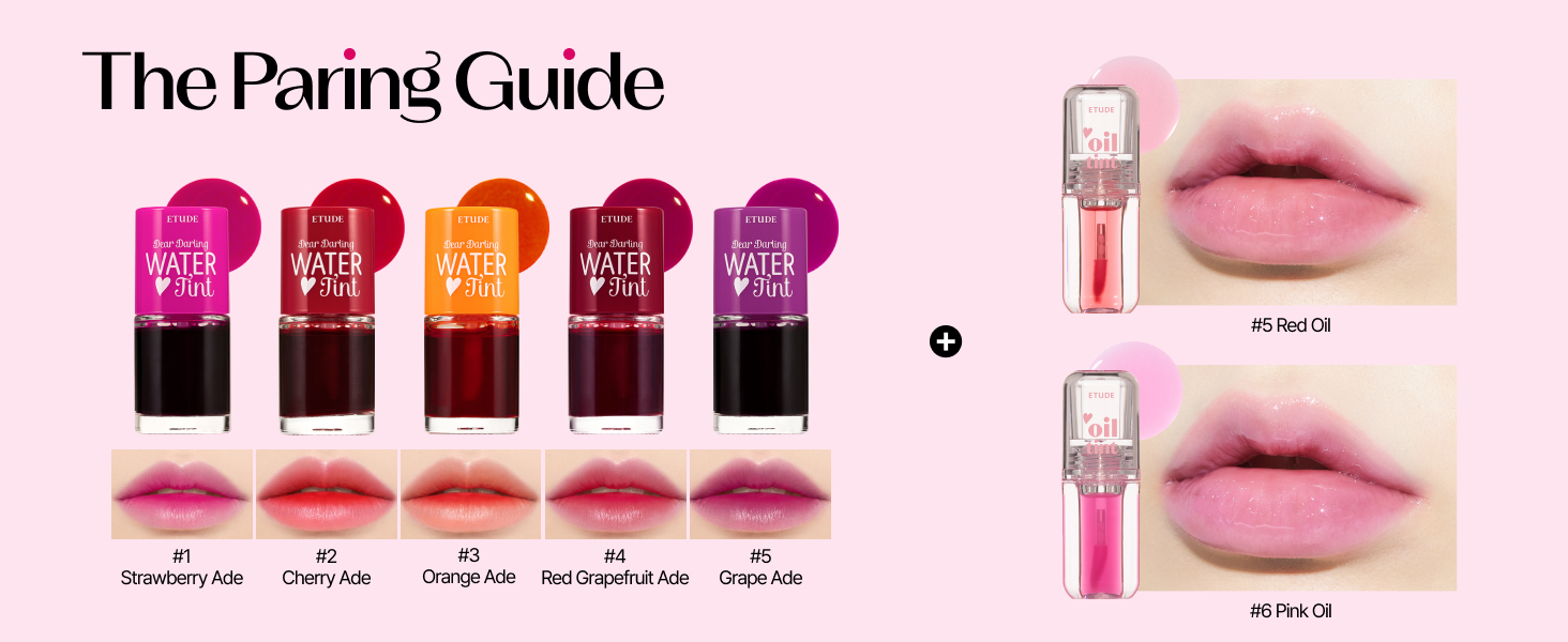 Amazon.com : ETUDE Dear Darling Water Tint - Prune Ade (9g) | Vivid Color Lip Stain with ...