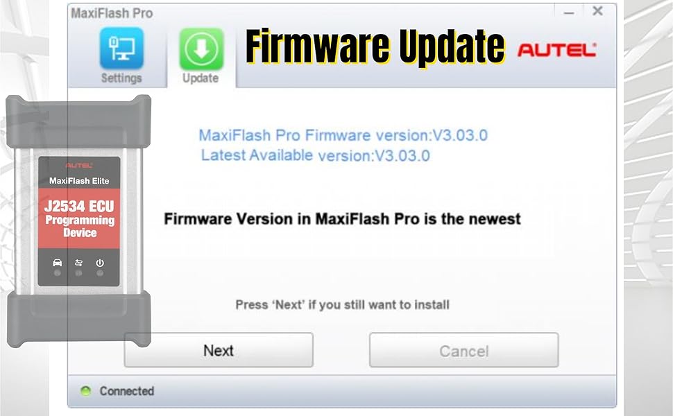 Amazon.com: Autel MaxiFlash Elite J2534 ECU Programming Device Multi ...