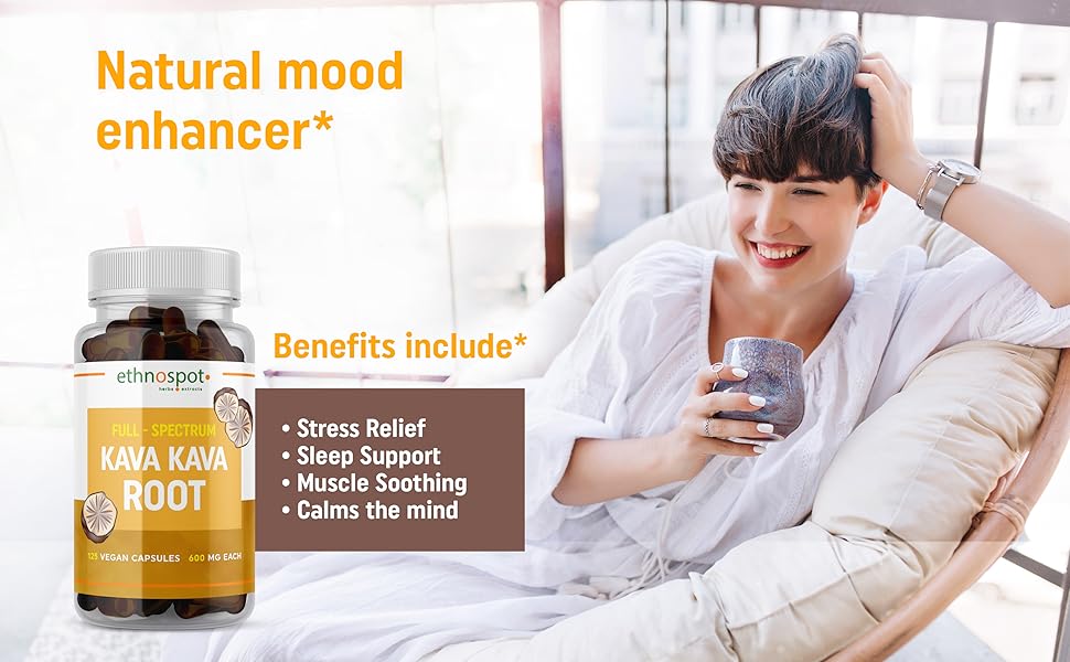 Amazon.com: Kava Kava Root Calming Supplement Capsules – Supports Relaxation and Mood Balance ...