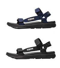 Amazon | [モズ] メンズ シャワーサンダル MZ3823 やわらかい天板 低反発 アシンメトリー 軽量 靴 | moz(モズ) | ファッションサンダル