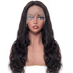 Amazon.com : yuccy loose Body Wave13x4 Lace Front Wigs Human Hair Pre Plucked 200 Density wig HD ...