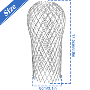 Wolfride 8Pcs Gutter Downspout Guards, 3.5" Adjustable Aluminum Filter ...