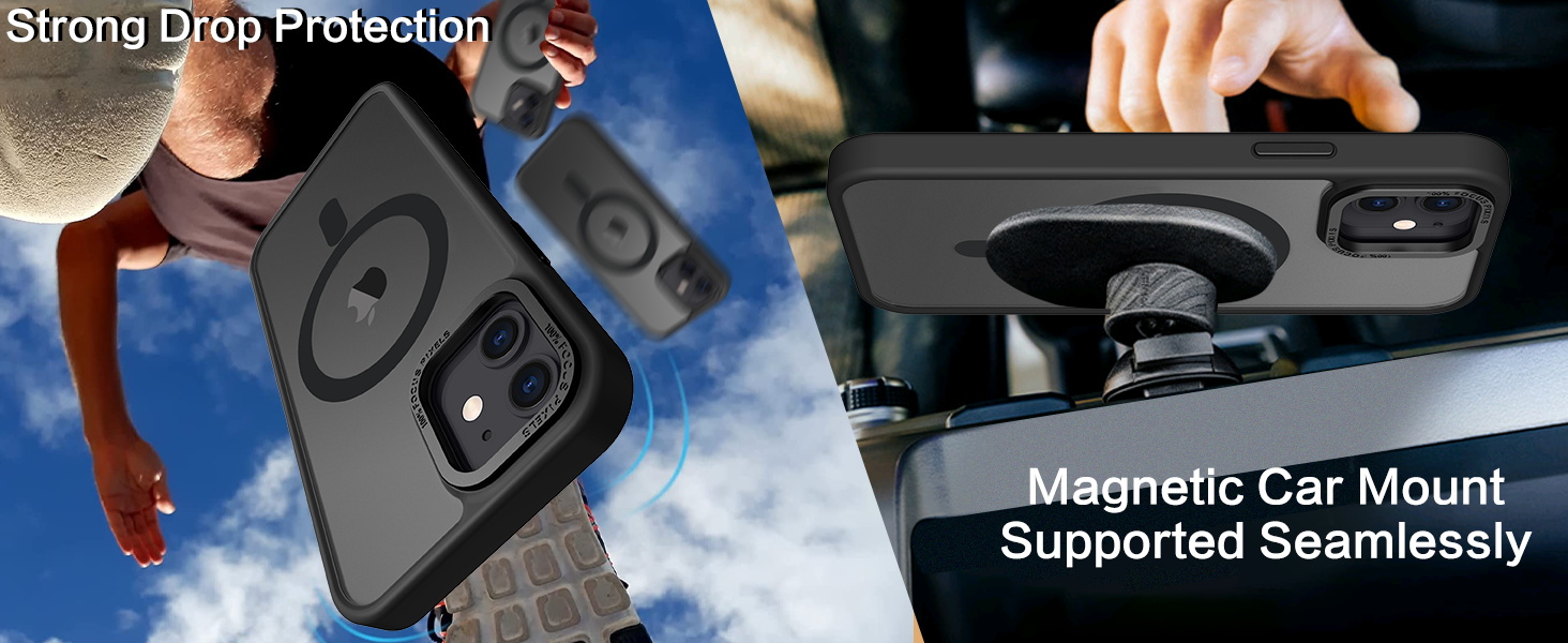 Amazon.com: BENTOBEN for Magnetic iPhone 12 Mini Case, Phone Case iPhone 12 Mini [Compatible ...