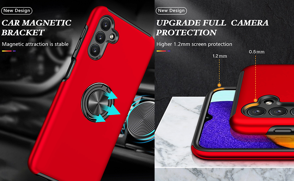 Amazon.com: for Galaxy A13 5G Case for Samsung Galaxy A13 5G Case Military Grade Shockproof ...