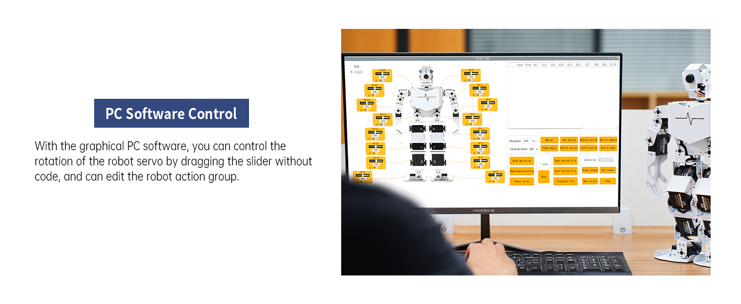 Amazon.com: HIWONDER AI Intelligent Visual Humanoid Robot Powered by ...