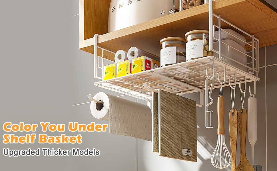 Amazon.com - Color You Under Shelf Storage Basket, Multi-function Under ...