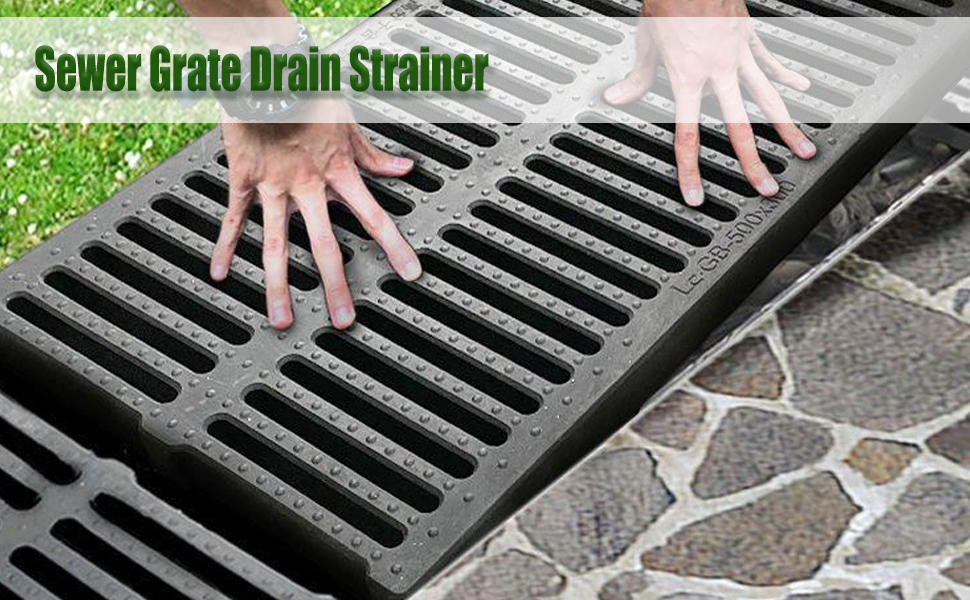 Sewer Grate Drain Strainer, Sewer Cover Grate Outdoor, Trench Channel ...