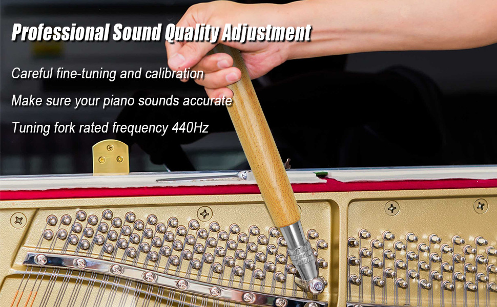 Amazon.com: ULZOZN Professional Piano Tuning Kit Piano Tuner Hammer Mute Kit Tools Portable ...