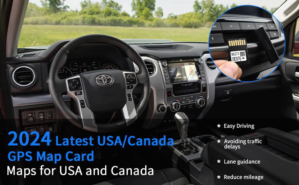Tarjeta SD de navegación 86271-0E076, versión actualizada para Toyota RAV4 Camry Corolla ...