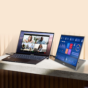 Amazon.com: ASUS ZenScreen 16” OLED USB-C portable monitor (MQ16AHE) – Full HD, 100% DCI-P3, 1ms ...