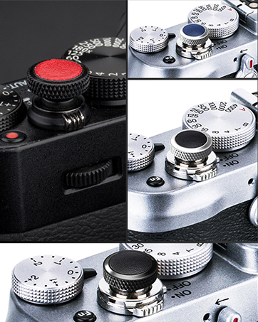 JJC Soft Release Button for Fujifilm Fuji X half X-M5 X100VI X100V X100F X-T20 X-T4 X-T3 X-T2 X ...