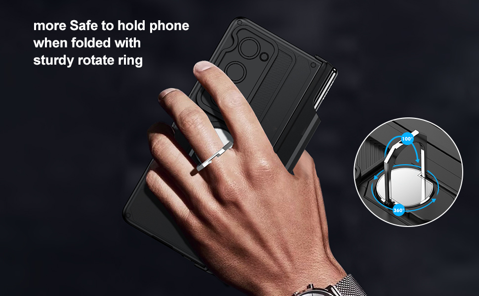 Amazon.com: Libeagle Compatible with Samsung Galaxy Z Fold 2 Case Heavy Duty Protective, Camera ...