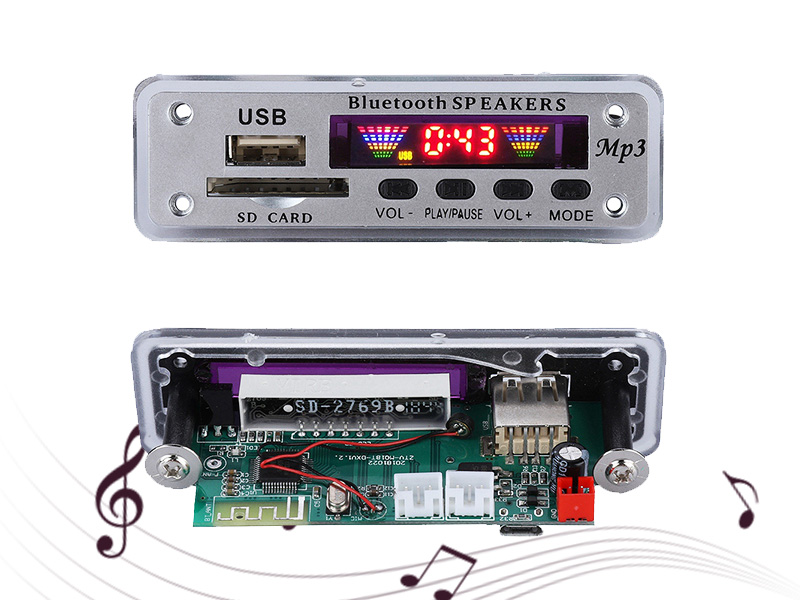 Amazon.com: ASHATA MP3 Audio Decoder Board, DC 5V 12V Bluetooth 5.0 Audio Decoder Module Support ...