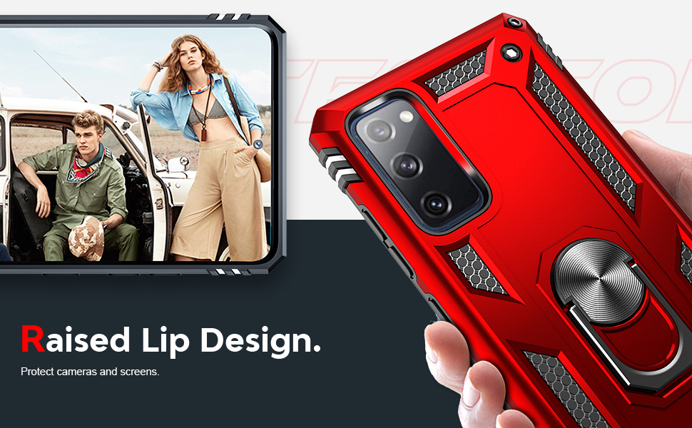 LeYi for Samsung S20 FE 5G Case (FE Only), S20 FE Case with 2 PCS Screen Protector, Heavy Duty ...