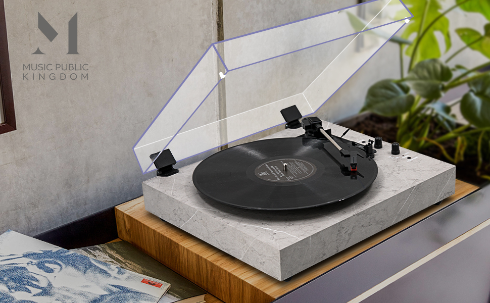 Amazon.com: Vintage 3-Speed Turntable Bluetooth Input Record Player ...