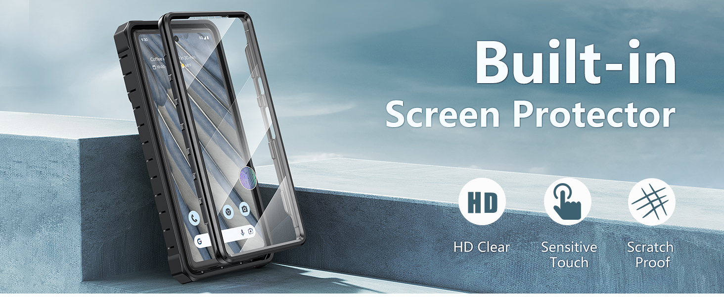 Amazon.com: FNTCASE for Google Pixel 7a Case: Dual Layer Protective Rugged Shockproof Cell Phone ...